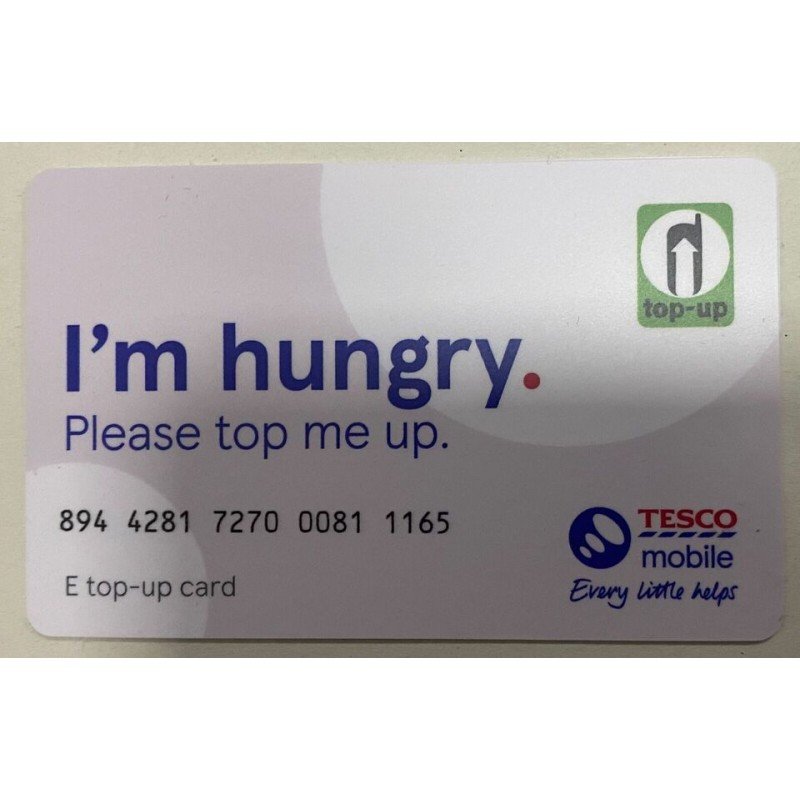 TESCO Mobile 4G/5G UK PAY AS YOU GO Data SIM Card at Mobile Links