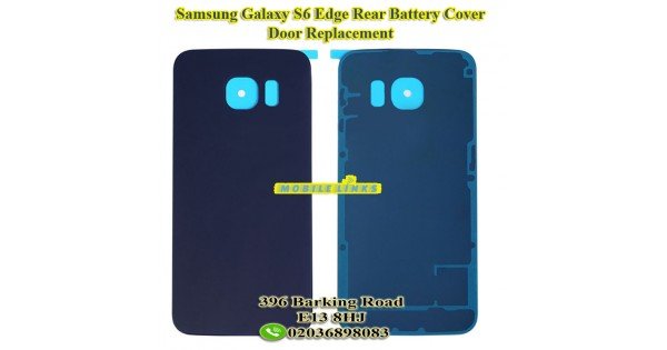 Samsung Galaxy S6 Edge G925F Back Glass Rear Battery Cover Door ...
