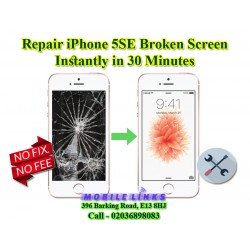 iPhone 5 Broken LCD/Display Replacement Repair in East London
